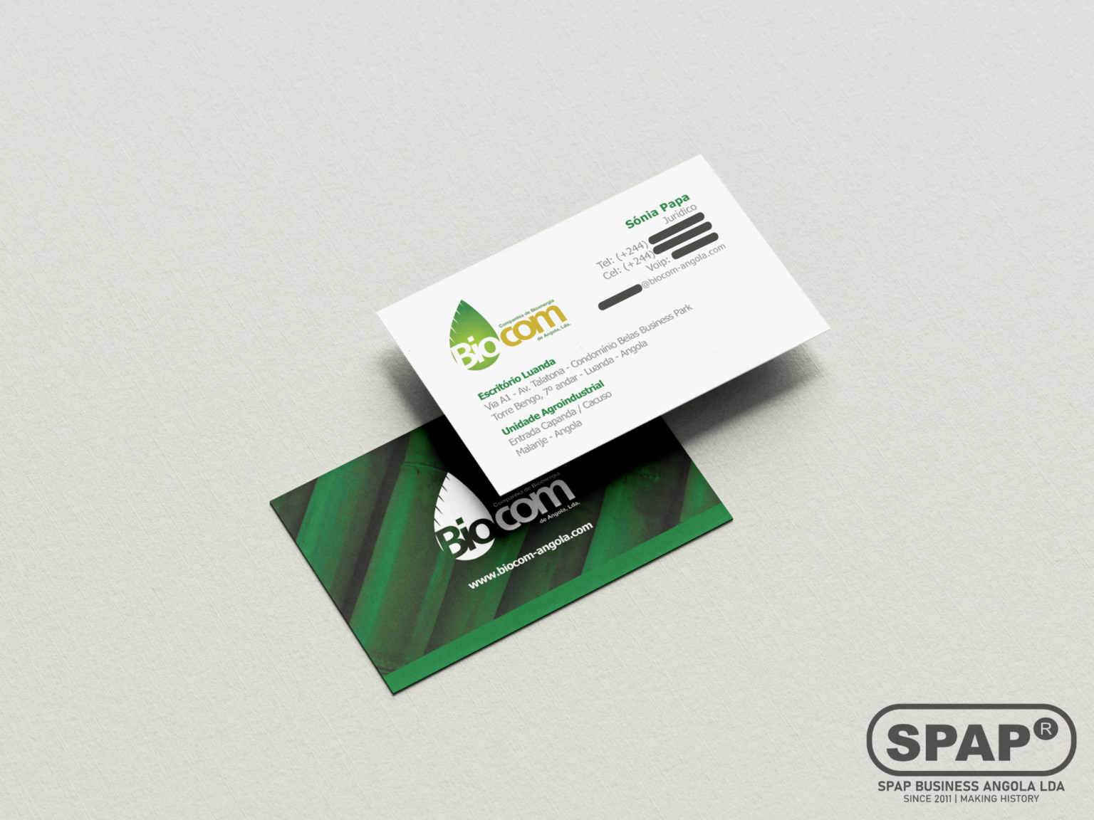 BIOCOM - Companhia de Bioenergia de Angola - Spap